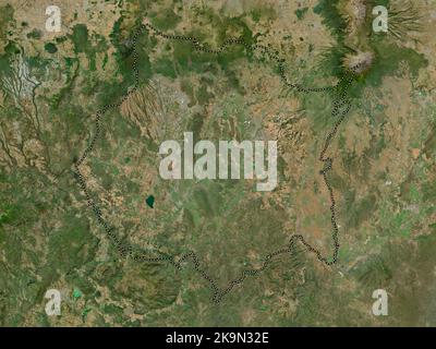 Morelos, state of Mexico. High resolution satellite map. Locations of ...