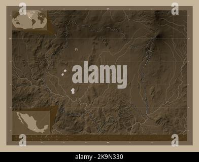 Map of Cuernavaca City in Mexico Stock Photo - Alamy