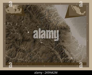 Map of Puebla City in Mexico Stock Photo - Alamy