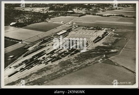 Aerial photo over the station Stock Photo - Alamy