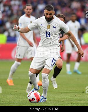 FILE - Real Madrid's Karim Benzema gestures during the Champions League ...