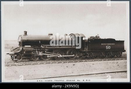 Southern Railway. Steam locomotive sr e 518 Stock Photo - Alamy
