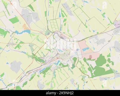 Balti, city of Moldova. Open Street Map. Locations and names of major ...