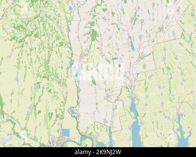 Cahul, district of Moldova. Open Street Map. Locations of major cities ...