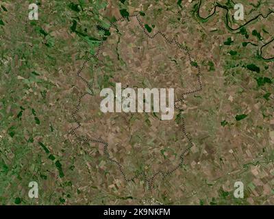 Drochia, district of Moldova. High resolution satellite map. Locations ...
