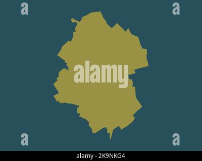 Drochia, district of Moldova. Solid color shape. Locations and names of ...