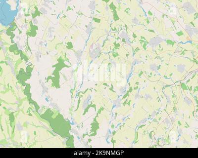 Glodeni, district of Moldova. Open Street Map. Locations and names of ...