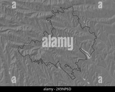 Straseni, district of Moldova. Elevation map colored in wiki style with ...