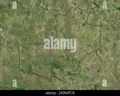 Telenesti, district of Moldova. High resolution satellite map. Corner ...