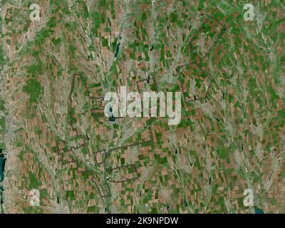 Taraclia, district of Moldova. High resolution satellite map. Locations ...