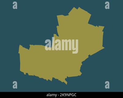 Telenesti, district of Moldova. Solid color shape. Locations and names ...