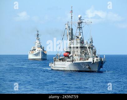 USNS Grasp (T-ARS-51), a Safeguard-class salvage vessel operated by the ...