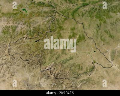 Arhangay, province of Mongolia. Low resolution satellite map. Locations ...