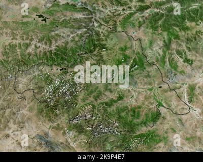 Arhangay, province of Mongolia. High resolution satellite map ...