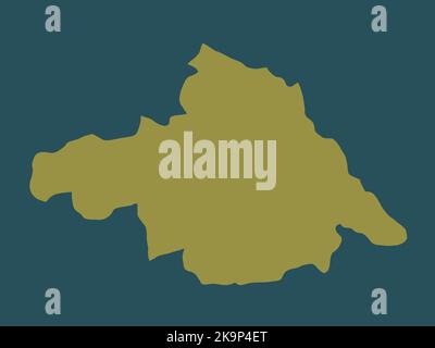 Arhangay, province of Mongolia. Solid color shape. Locations and names ...