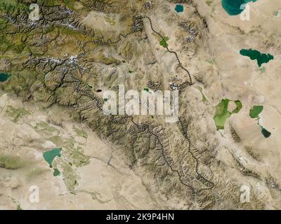 Bayan-Olgiy, province of Mongolia. Low resolution satellite map ...