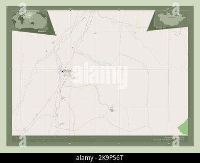 Darhan-Uul, municipality of Mongolia. Open Street Map. Locations of ...