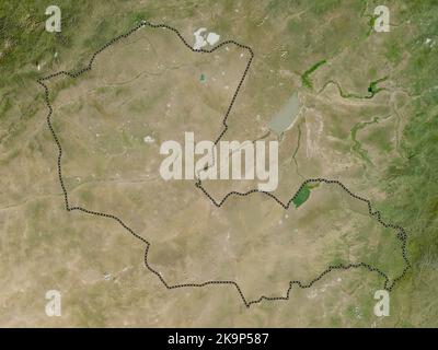 Dornod, province of Mongolia. Low resolution satellite map. Corner ...