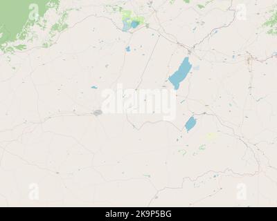 Dornod, province of Mongolia. Open Street Map. Locations of major ...