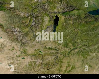 Hovsgol, province of Mongolia. Low resolution satellite map. Locations ...