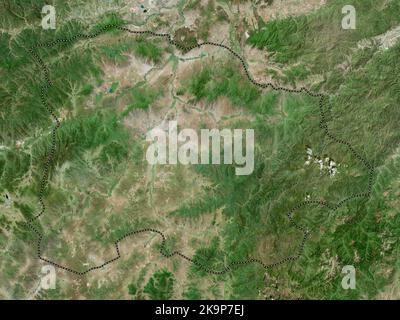 Selenge, province of Mongolia. High resolution satellite map. Locations ...