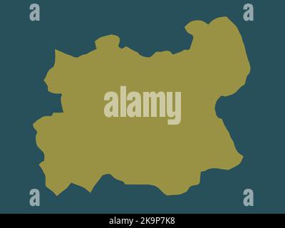 Tov, province of Mongolia. Solid color shape. Locations and names of ...