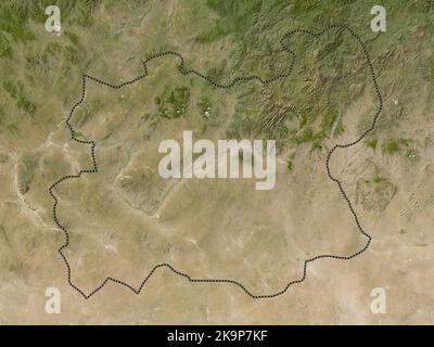 Tov, province of Mongolia. Low resolution satellite map. Locations and ...