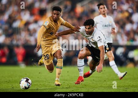 Eray Comert of Valencia CF Stock Photo - Alamy