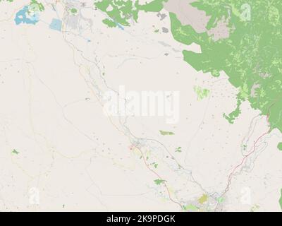 Danilovgrad, municipality of Montenegro. Open Street Map. Locations and ...