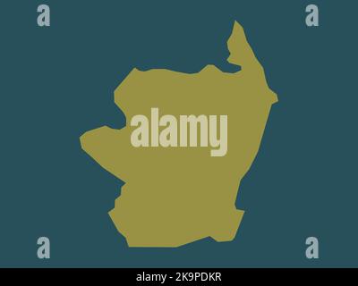 Danilovgrad, municipality of Montenegro. Solid color shape. Locations ...