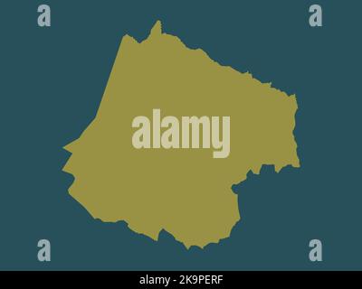 Rozaje, municipality of Montenegro. Solid color shape. Locations and ...