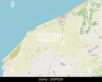 Casablanca-Settat, region of Morocco. Open Street Map. Locations and ...