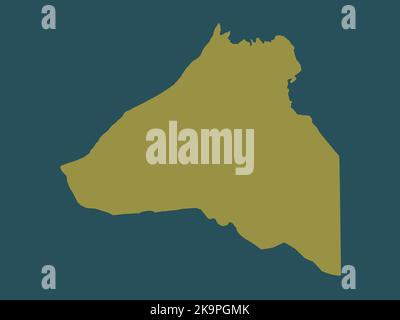 Guelmim-Oued Noun, region of Morocco. Bilevel elevation map with lakes ...