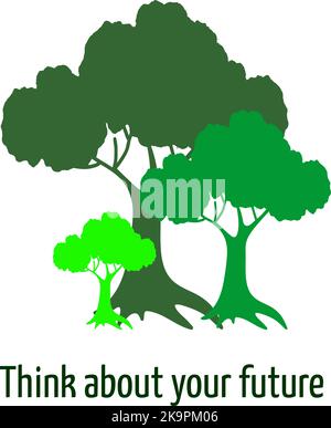 Decorative card with inspirational quote on blurred background Stock ...