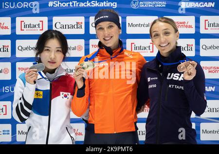 MONTREAL, CANADA - OCTOBER 29: Kim Boutin of Canada, Xandra Velzeboer ...