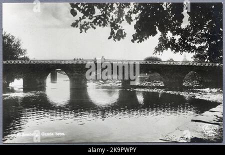 Falkenberg station and old bridge Stock Photo - Alamy