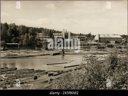 The chipboard factory in Rydöbruk Stock Photo - Alamy