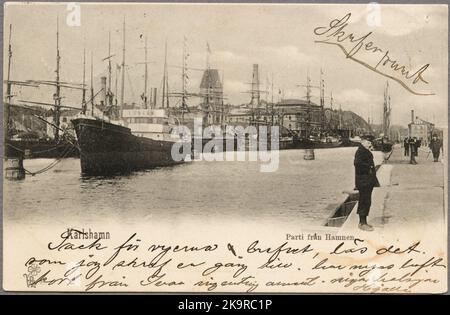 The harbor in Karlshamn Stock Photo - Alamy
