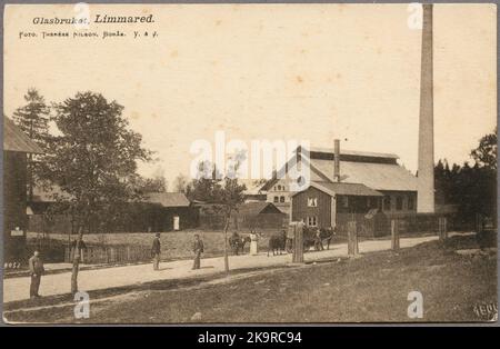 The glassworks in Limmared Stock Photo - Alamy