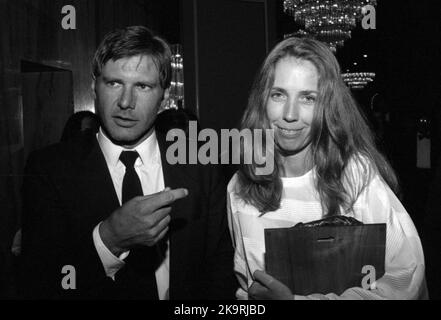 Harrison Ford and Melissa Mathison at the Writers Guild Awards on April ...