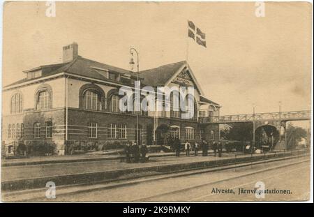 Alvesta railway station Stock Photo - Alamy