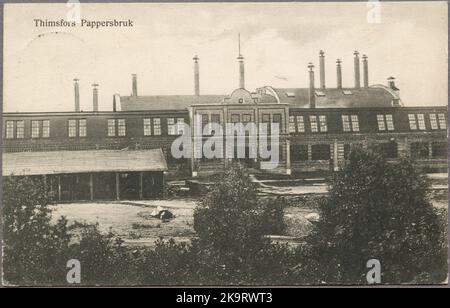 Timsfors paper mill Stock Photo - Alamy
