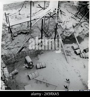 The operating workshop in Boden after the fire Stock Photo - Alamy