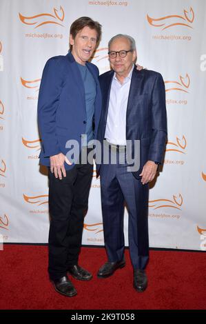 (L-R) Denis Leary and Lewis Black attend the Michael J. Fox Foundation ...