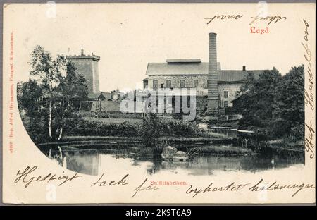 Laxå, Sulfite factory Stock Photo - Alamy