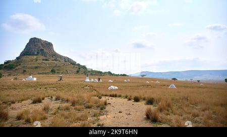 Isandlwana today - the site of the battle where the Zulu defeated the ...