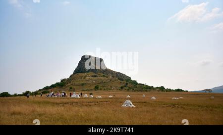 Isandlwana today - the site of the battle where the Zulu defeated the ...