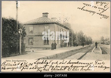 Järbo Railway Station Stock Photo - Alamy