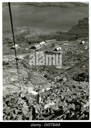 The cable car at the national border Stock Photo - Alamy