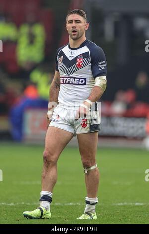 Tommy Makinson of England during the Rugby League World Cup 2021 Semi ...